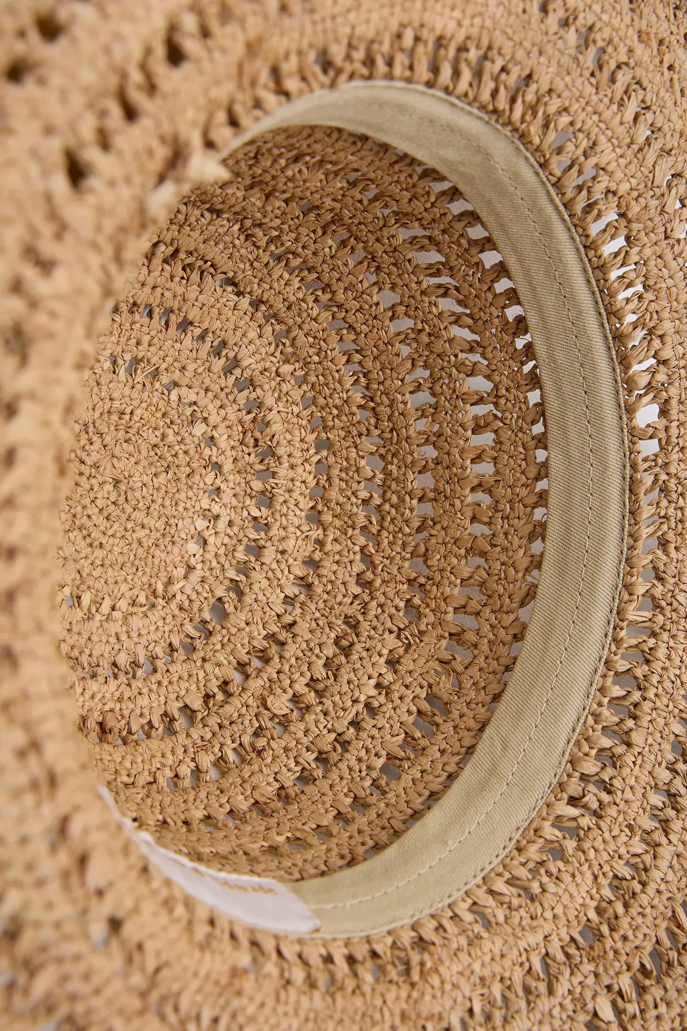 LALAO - Foldable raffia hat with medium brim - IBELIV